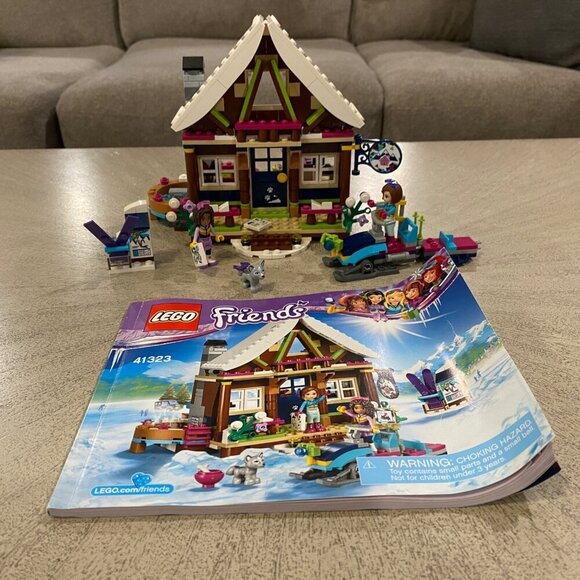 Lego | Toys | Lego Friends Snow Resort Chalet 4323 Manual Complete Set ...